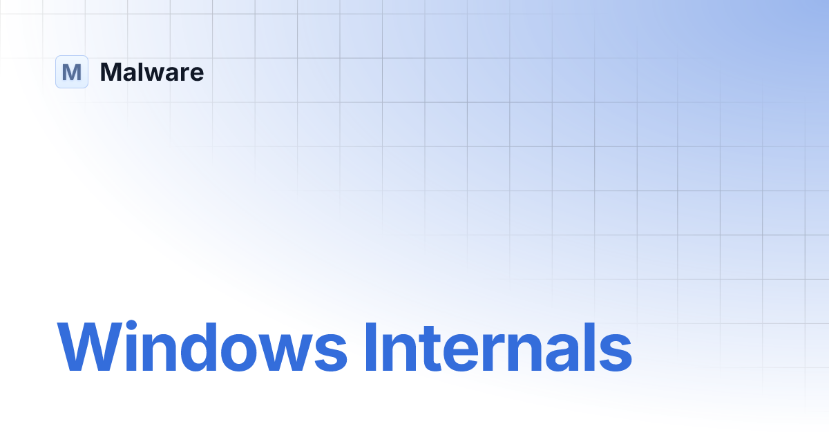 Windows Internals | Malware